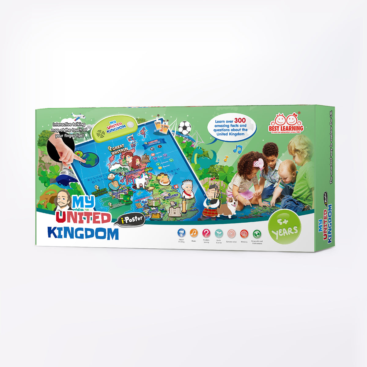i-Poster: My United Kingdom Interactive Map | Educational Learning Toys ...